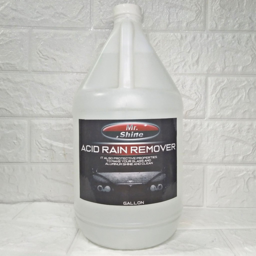 Acid Rain Remover (Gallon) (Mr. Shine) | Shopee Philippines
