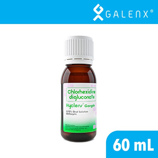 Hyclens Gargle 0.12% Chlorhexidine digluconate 60 mL and 120 mL ...