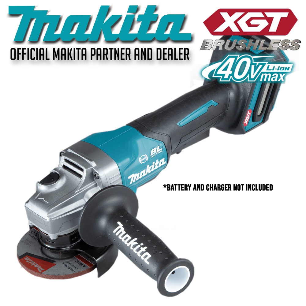 Makita GA011GZ Cordless Brushless Angle Grinder 100mm (4″) 40V max XGT ... Makita GA011GZ Cordless Brushless Angle Grinder 100mm (4″) 40V max XGT ...