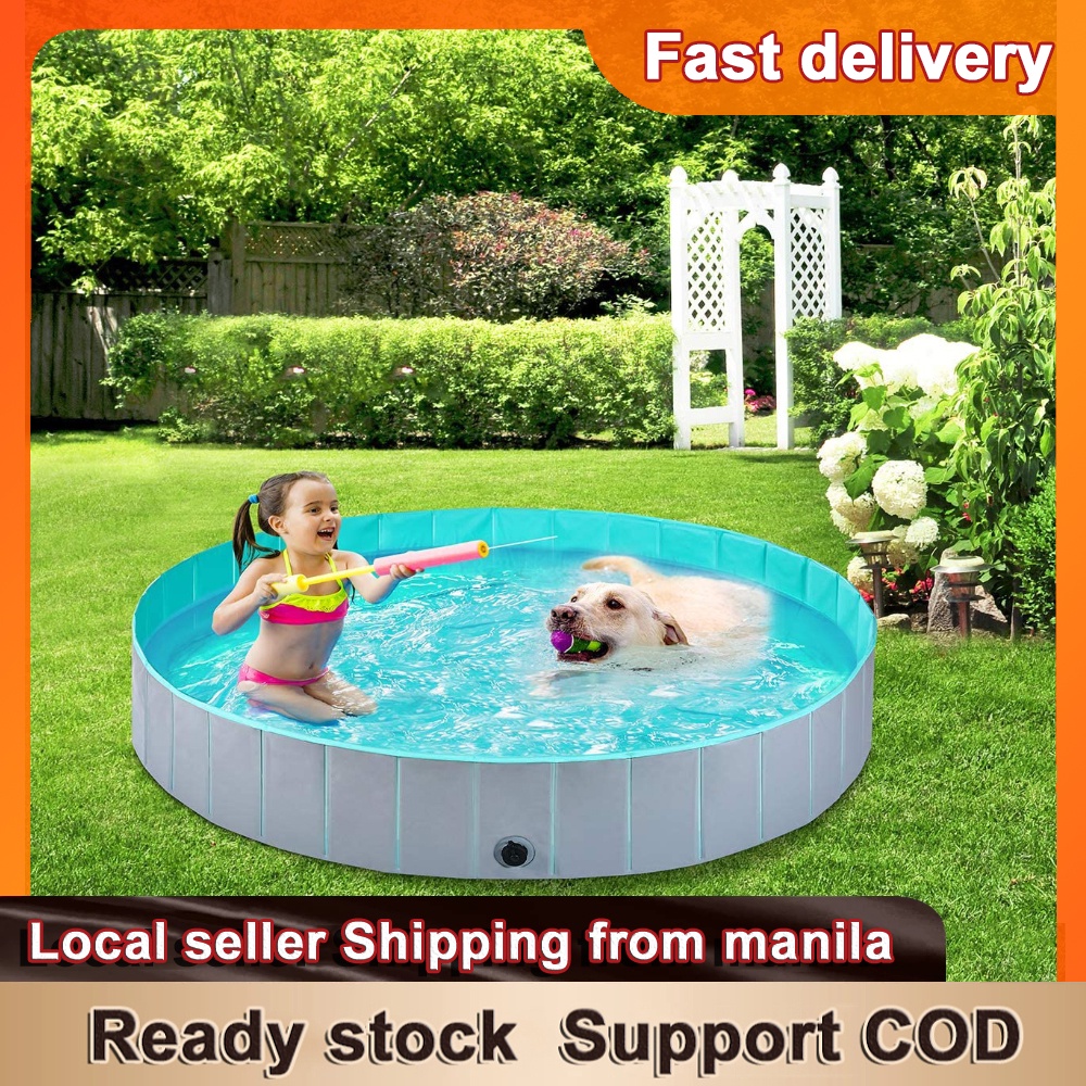 Foldable Kiddie Pool Folding Pet Pools for Medium Dogs Collapsible ...
