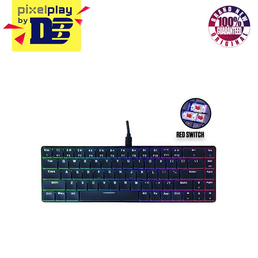Onikuma G29 69 Keys RGB Wired Mechanical Gaming Keyboard (Red Switch ...
