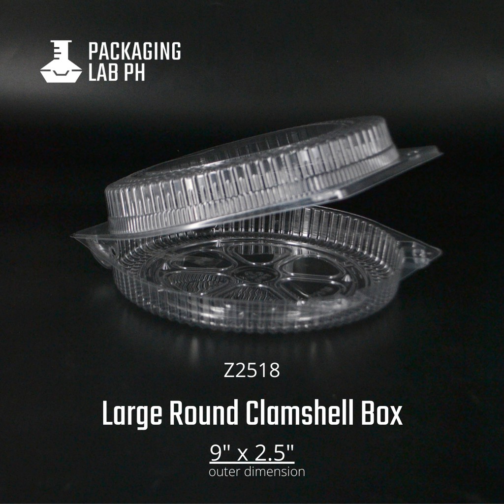 [10pcs] Round Plastic Clamshell Container | Shopee Philippines