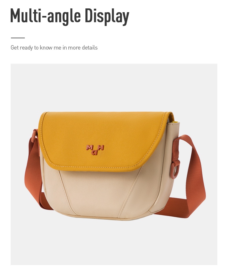 MAH YOUNG Sling Bag Classic Contrast Color Crossbody Bag Portable Phone ...