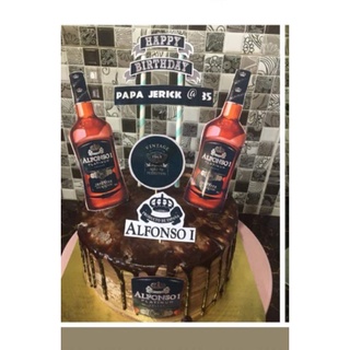 personalized cake toppers Alfonso black themed | Shopee Philippines