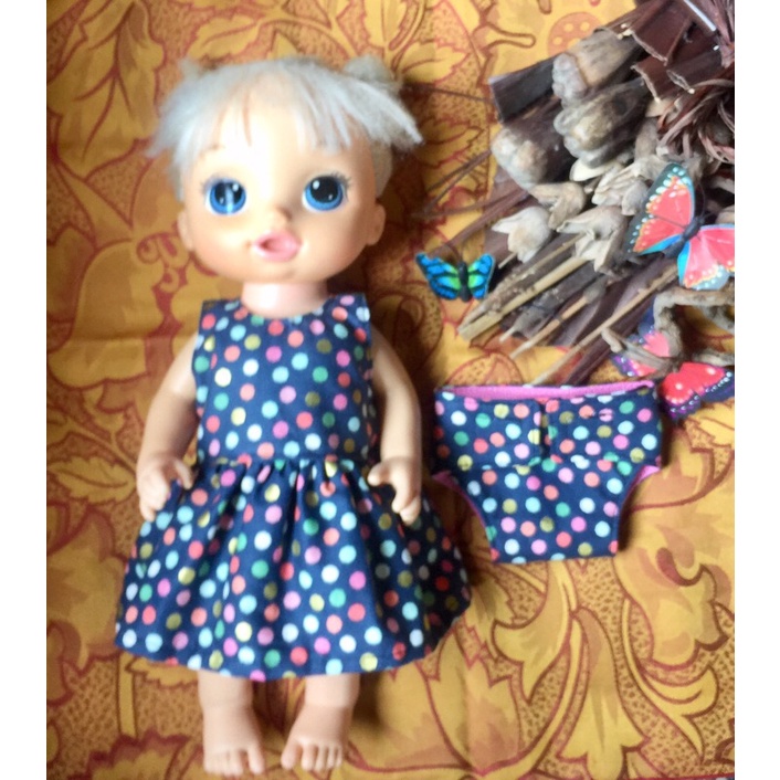 Baby Alive Clothes/ Baby Alive Sunday Dress with Matching Diaper(Doll ...