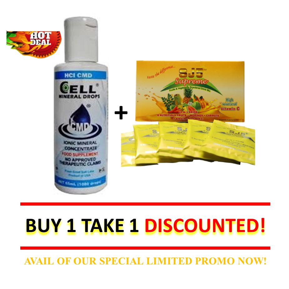 BUY HCI CMD CELL MINERAL DROPS 65ML + SUPREME JUICE (30 SACHETS ...