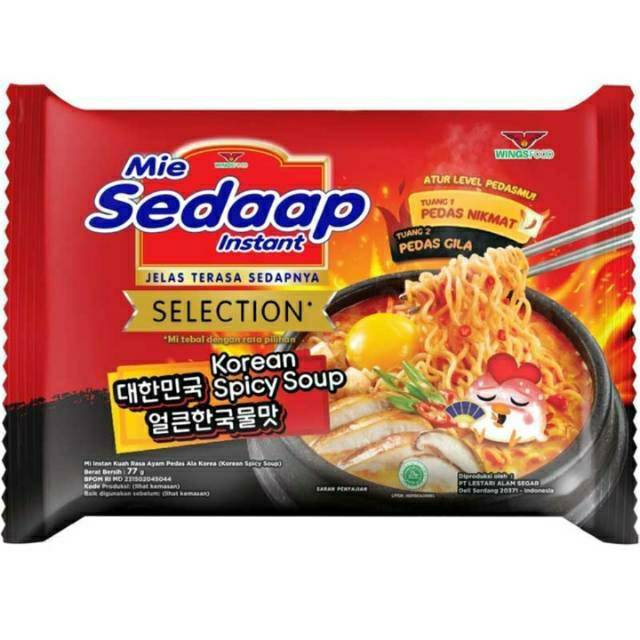 Sedaap Noodles Selection Korean Spicy Soup | Shopee Philippines