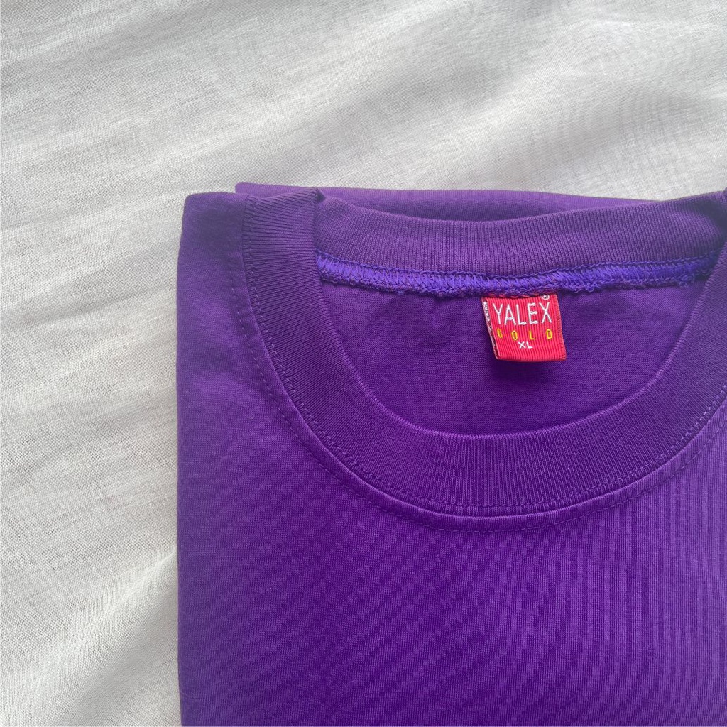 [COD] DARK VIOLET Yalex Round neck Plain Shirt | kids & Adult up to big ...
