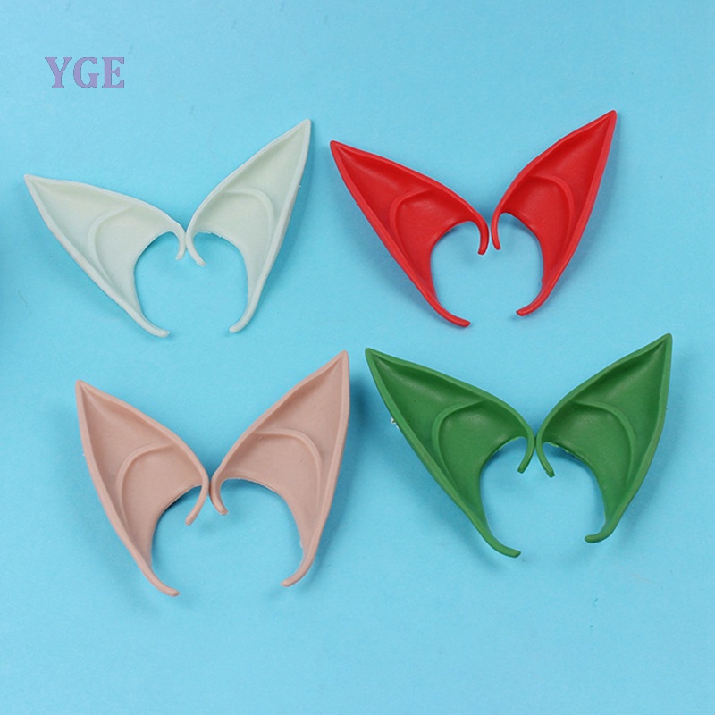 Silica Gel Elf Ears Cosplay Accessories Elf Ear Dress Up Costume Soft ...