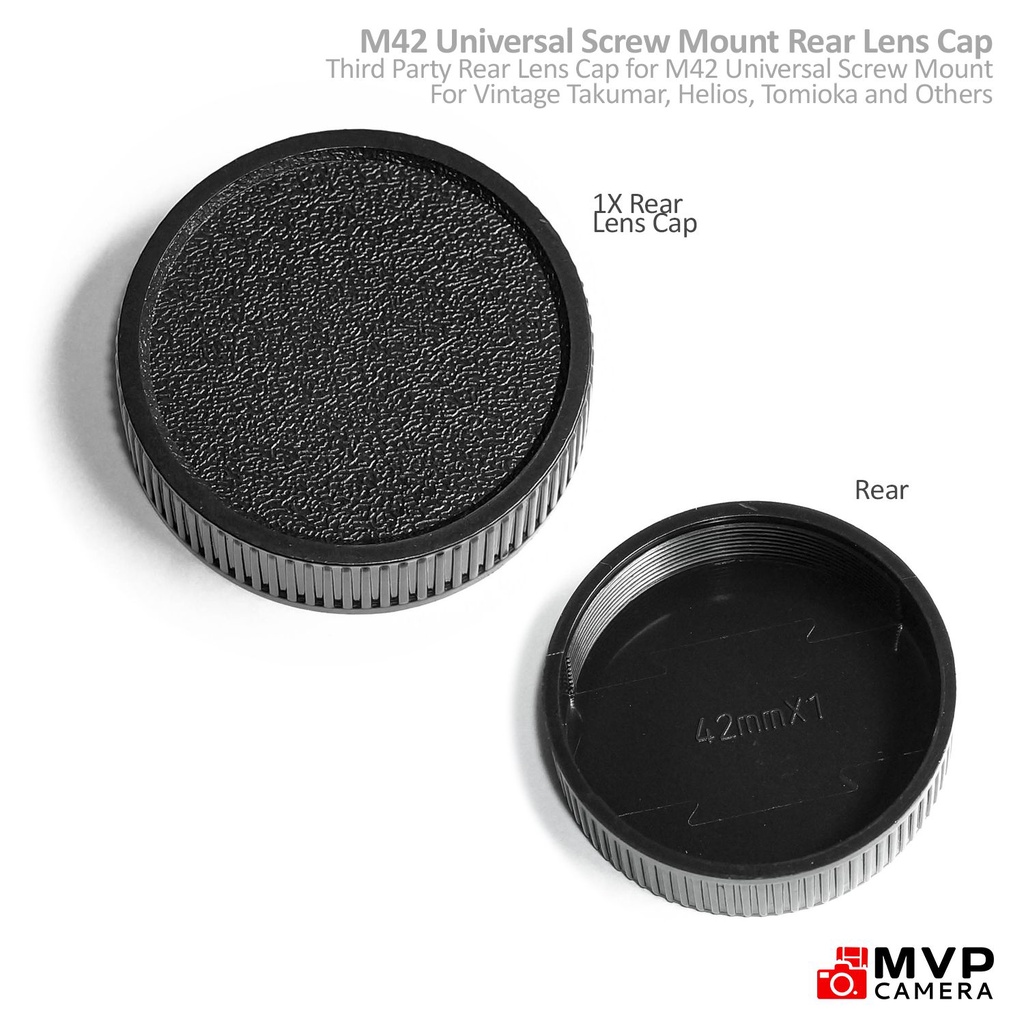 M42 Universal Screw Mount Rear Lens Cap Generic MVP CAMERA | Shopee ...