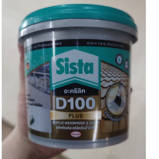 Sista D100 Acrylic Waterproofer & Sealant for Roofs and Walls 1 Liter ...