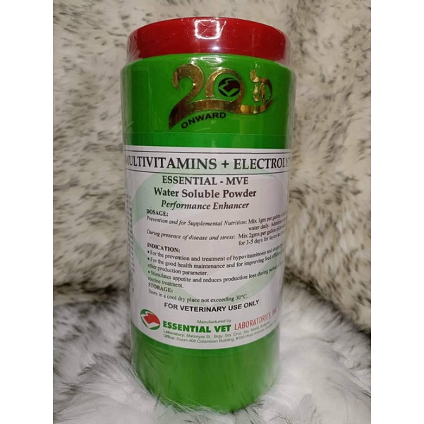 MULTIVITAMIN + ELECTROLYTES 1KG ( ESSENTIAL VET LABORATORIES INC ...