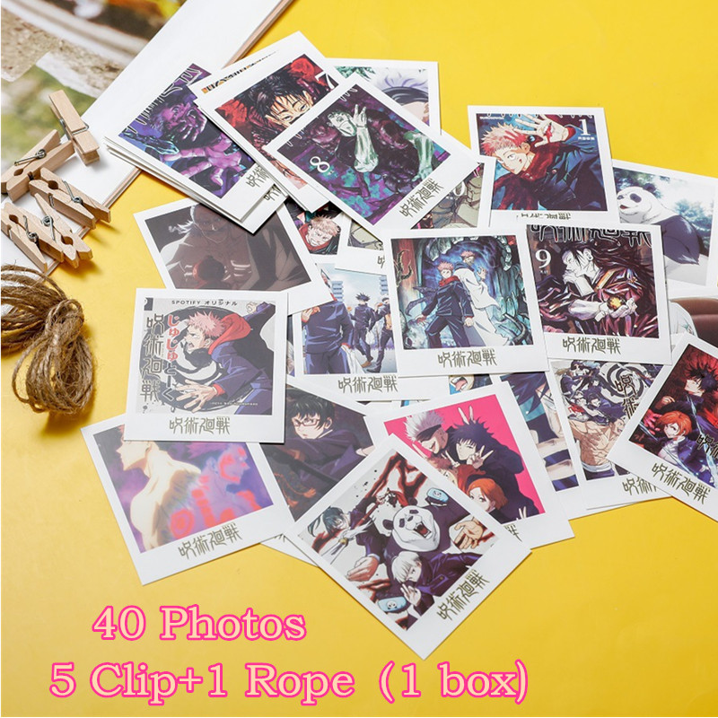 1 Box Anime Jujutsu Kaisen Card Photo LOMO Card Yuji Itadori Gojo ...