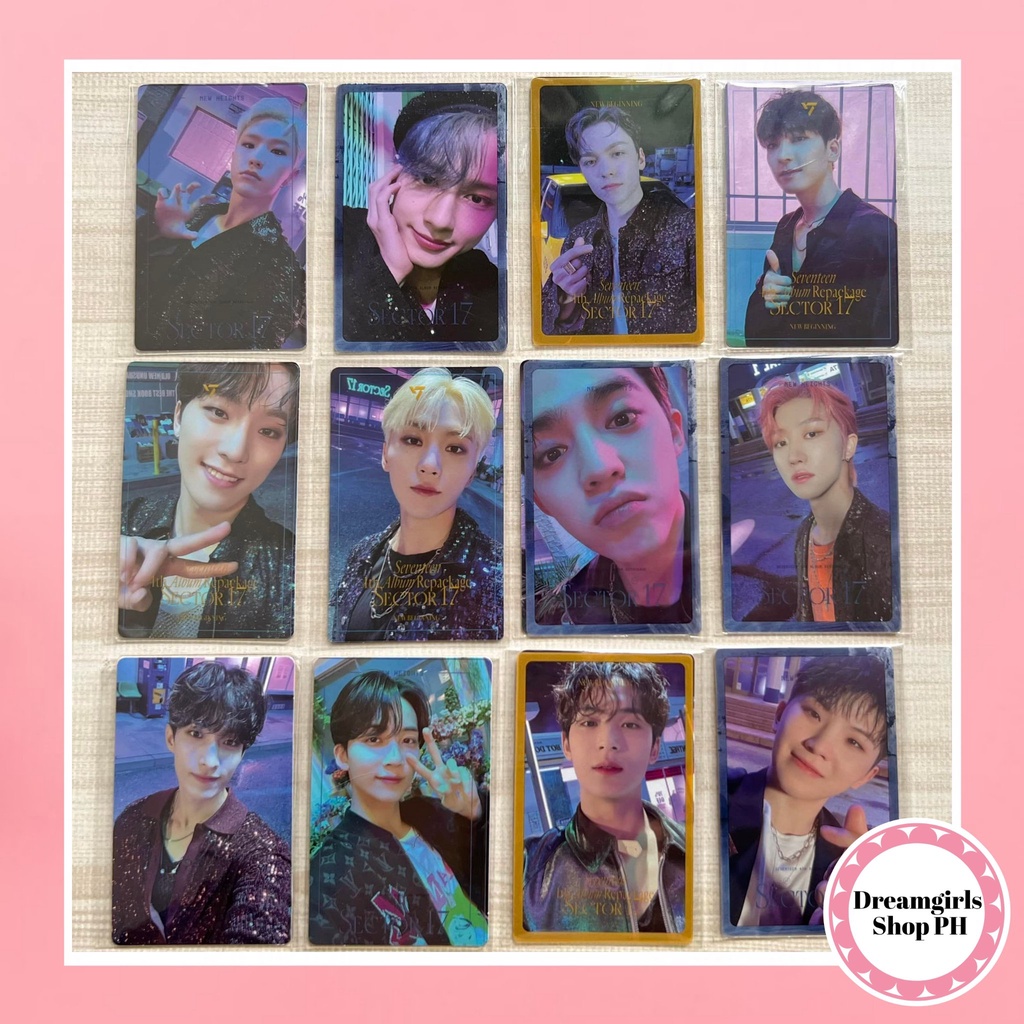 SEVENTEEN 4th Album Repackage Sector 17 Album Weverse POB PC Photocards (Sealed) | Shopee ...