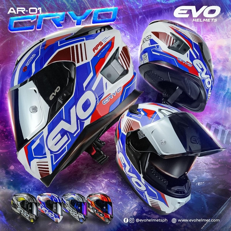 AR01 Cyro Full Face Dual Vidor | Shopee Philippines