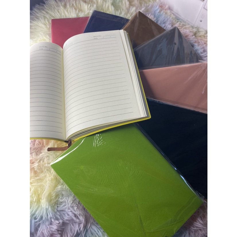 A5 hard cover Leather Notebook | Shopee Philippines