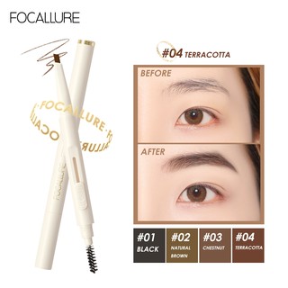 FOCALLURE 5Colors Waterproof Eyebrow Cream Gel Makeup With Brush Long ...