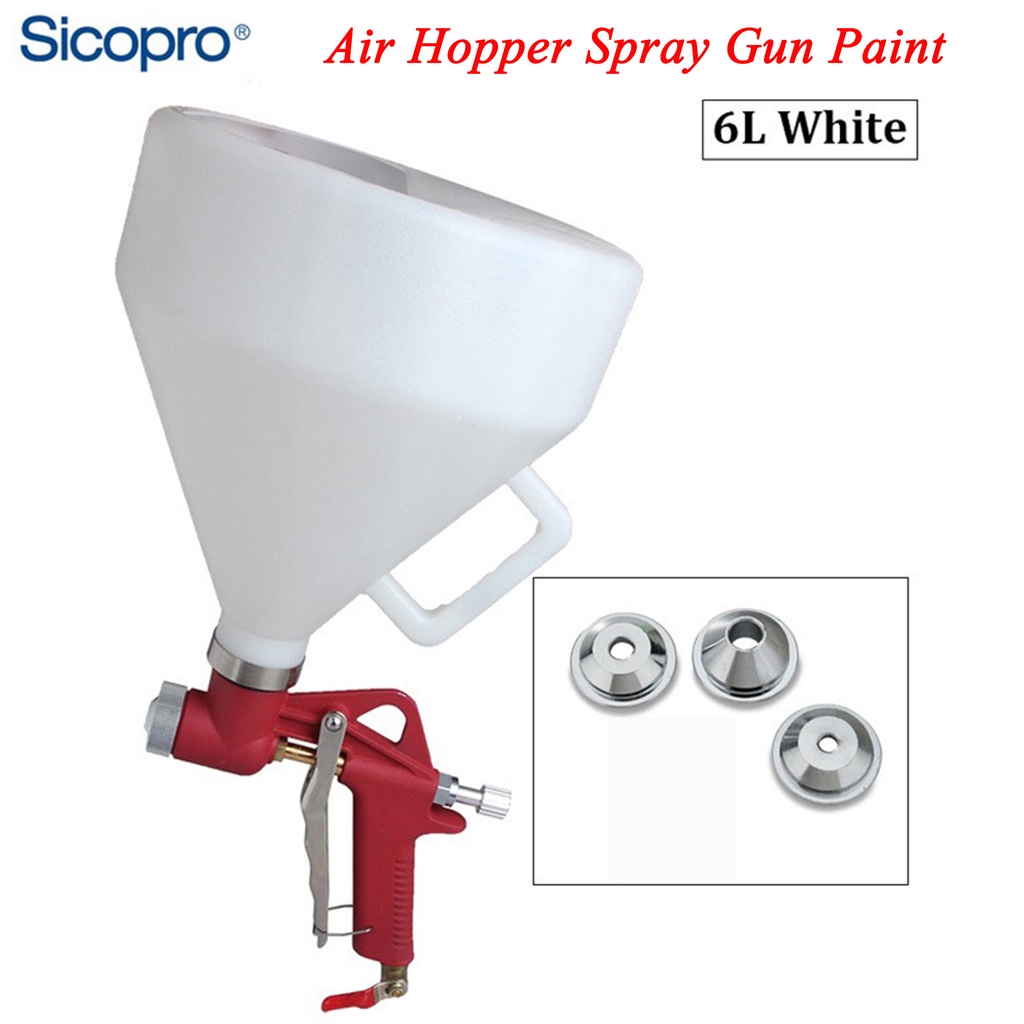 Drywall Texture Sprayer Air Texture Spray Gun With 1.45 Gallon Hopper ...