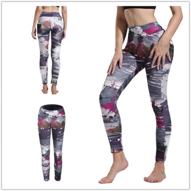 Women Quick Dry Compression Sports Slim Yoga Pants Workout Leggings