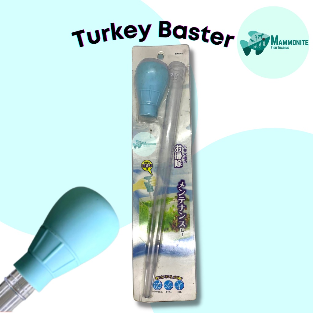Aquarium Turkey Baster Tank Cleaner Cleaning Tool Siphon Manual Poop ...