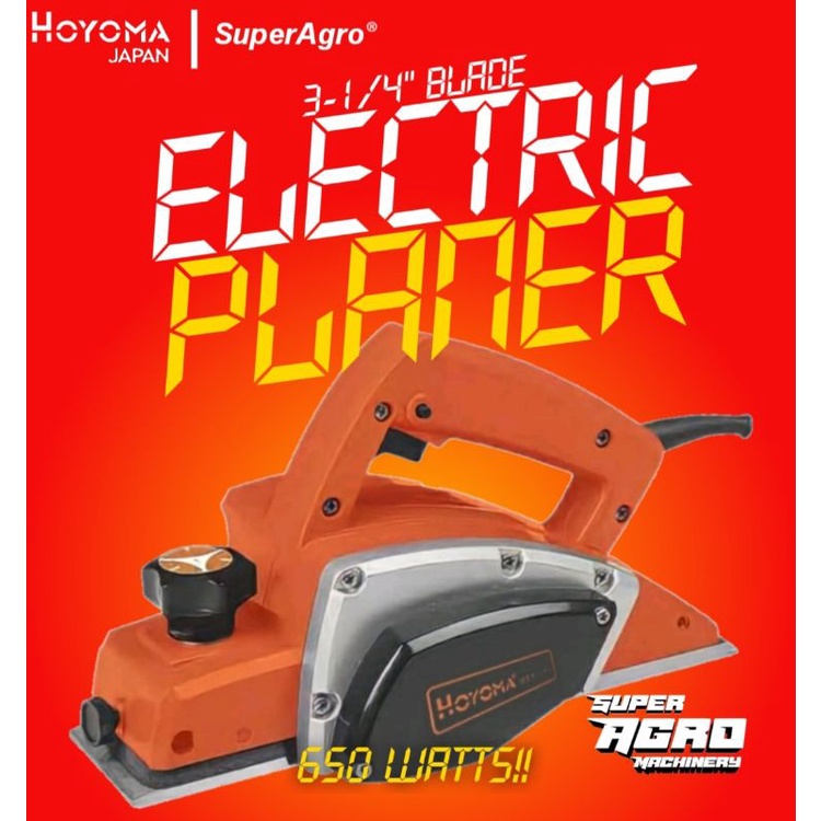 HOYOMA JAPAN Electric Wood Planer | Shopee Philippines