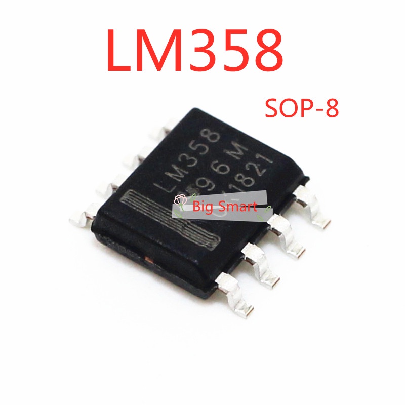 50pcs LM358 SOP8 LM358DR LM358D SOP-8 Dual Op Amp | Shopee Philippines