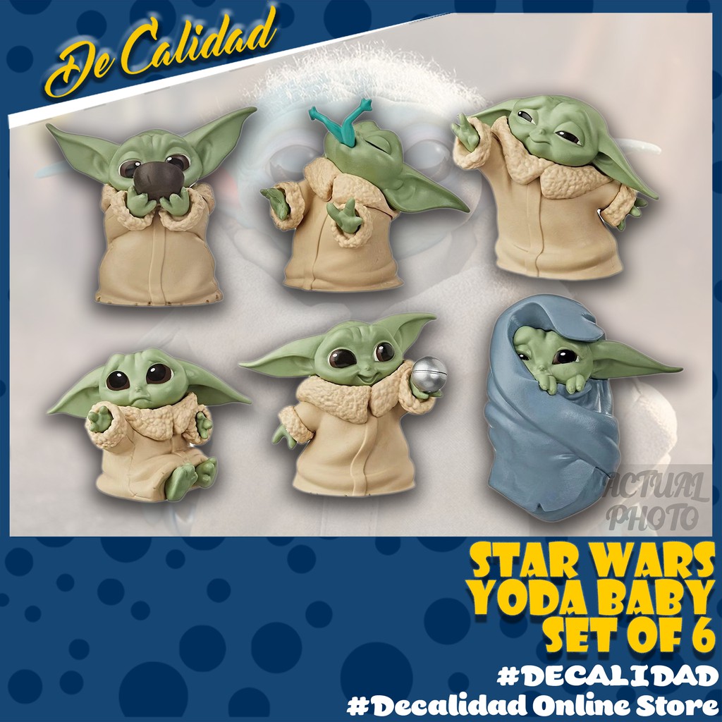 ⚠️ Star Wars Baby Yoda Mini Figure Set of 6 ⚠️ | Shopee Philippines