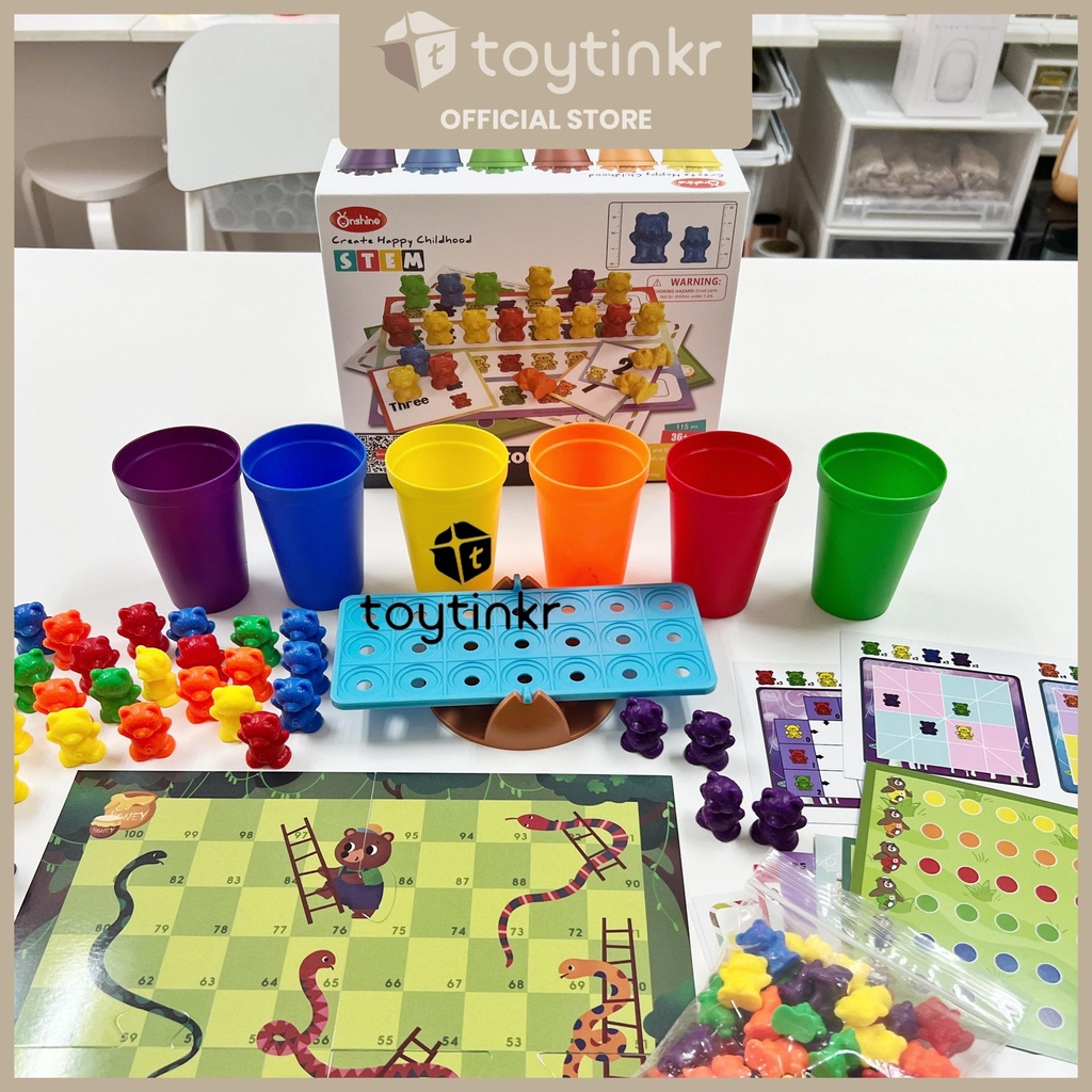 Onshine Rainbow Counting Bears by Toytinkr | Shopee Philippines