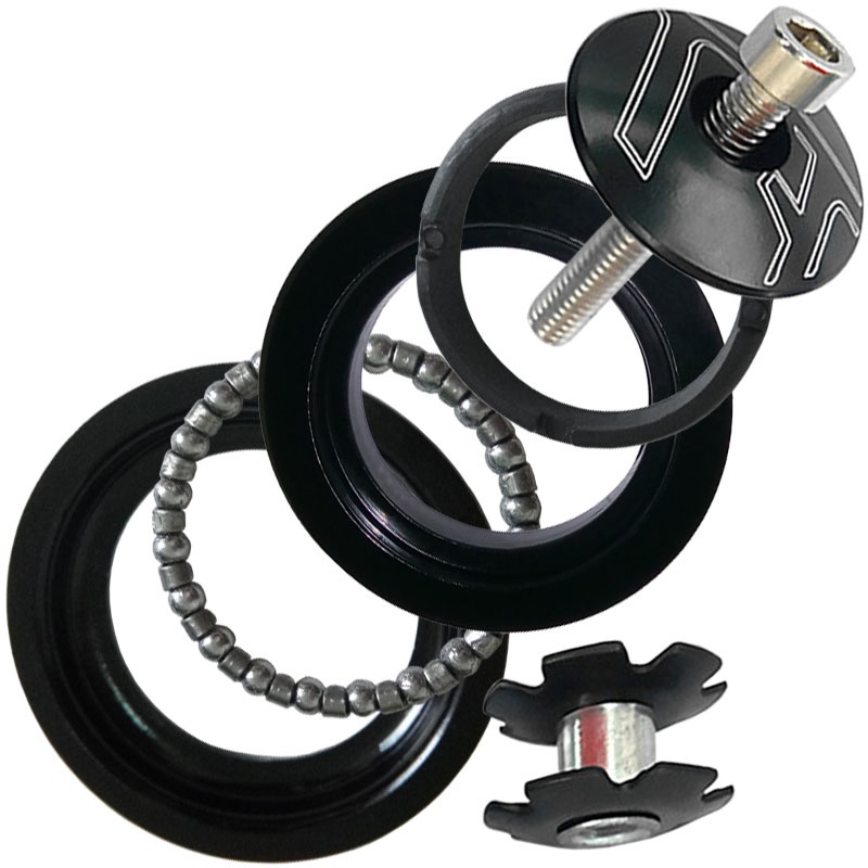 Road Bike Fixie Bike Folding Bike 34MM 1 1/8 Front Fork Steerer Headset ...