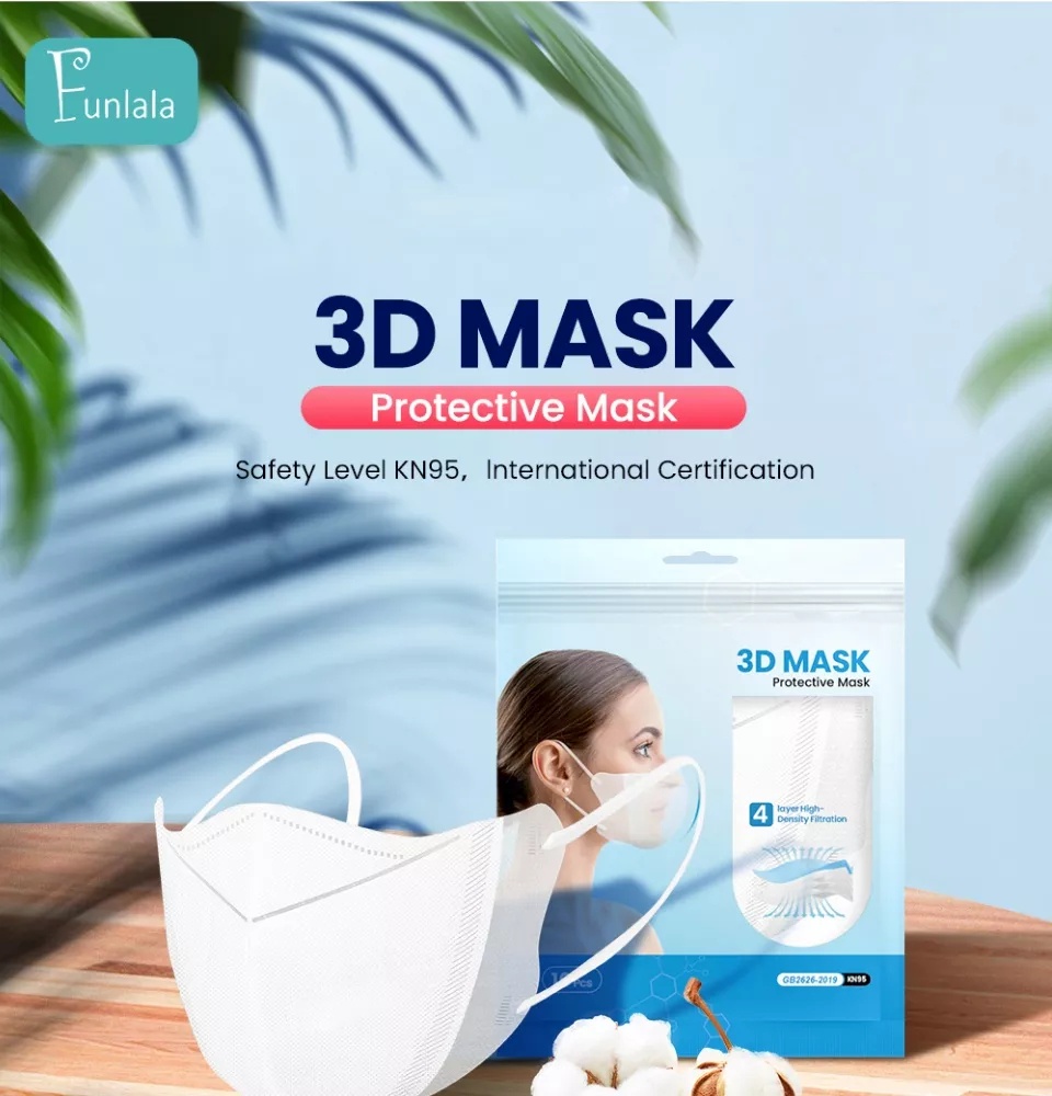 Beaster 3D pro butterfly face mask 50pcs 3ply disposable mask non-woven ...
