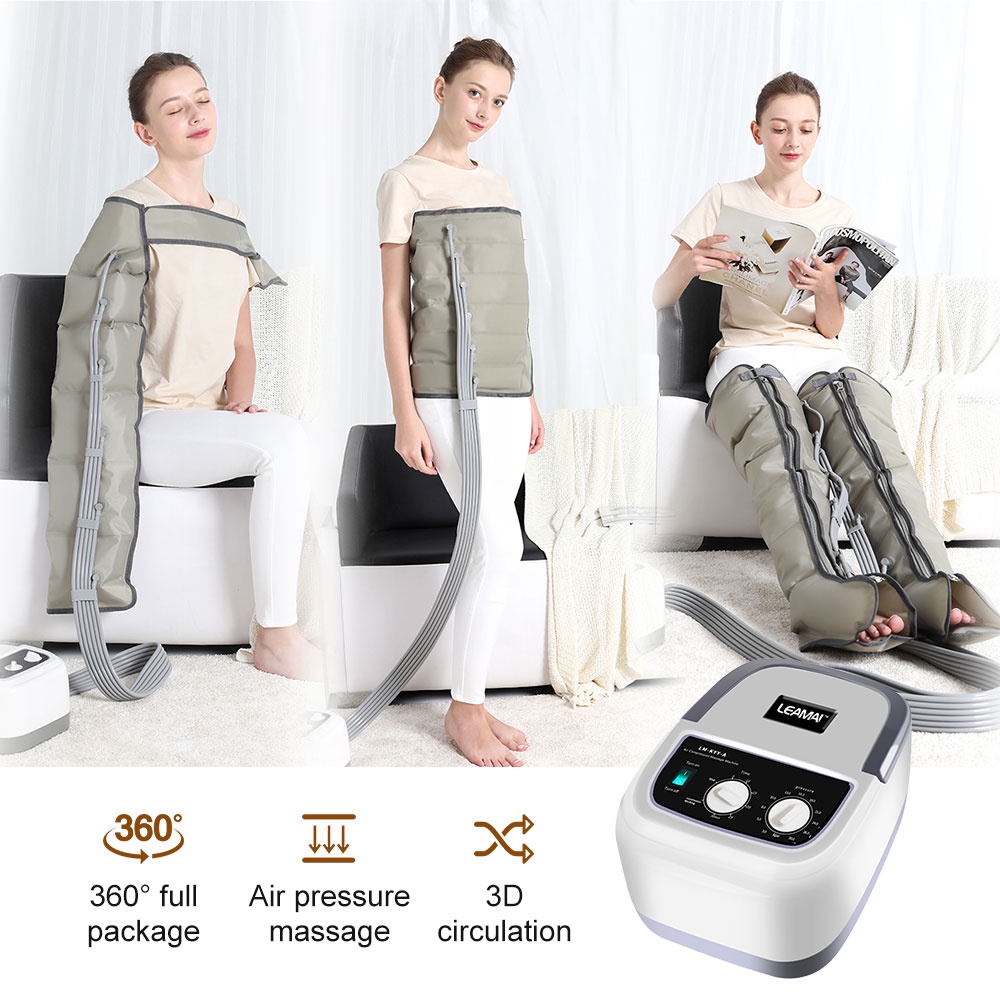 Leg Compression Air Wave Pressure Arm Waist Foot Body Massage ...