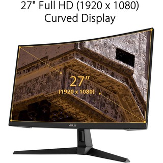 Asus TUF Gaming VG27VH1B 27" Full HD (1920x1080), 165Hz Curved Gaming ...