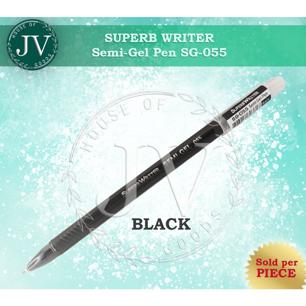 Superb Writer Semi Gel Pen 0.5mm 1pc | Shopee Philippines