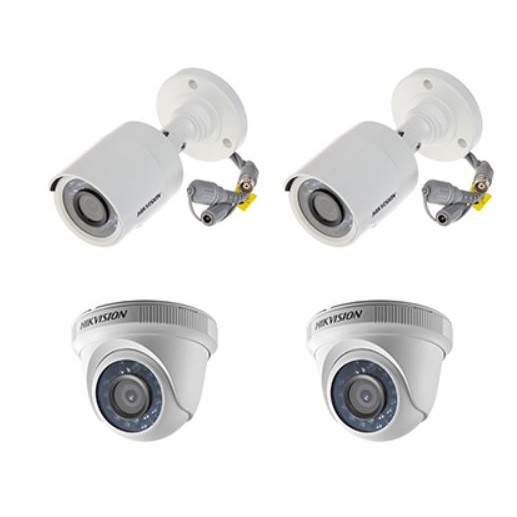 COD Hikvision 4CH 2MP TURBO HD CCTV Package DIY Kit 1080P with Mobile ...