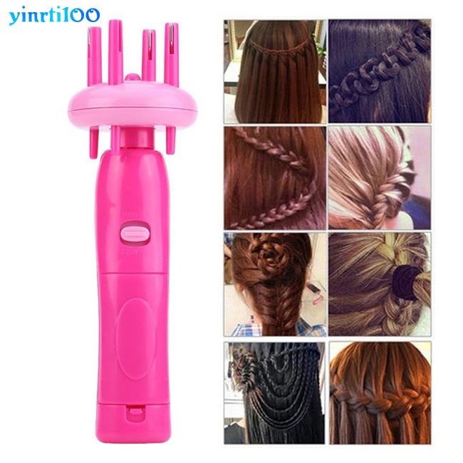 Yinrti100 Women Portable Electric Automatic DIY Hairstyle Tool Braid ...