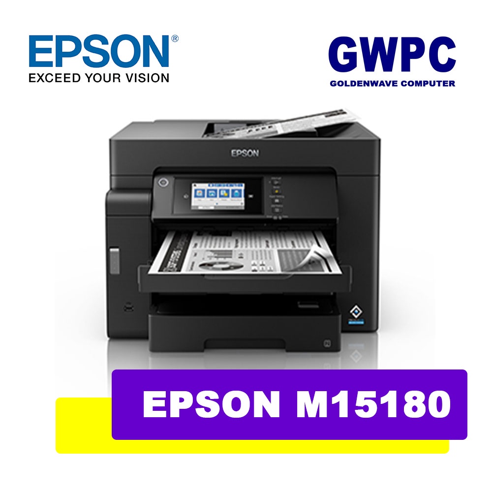 Epson EcoTank Monochrome M15180 A3 Wi-Fi Duplex Multi-Function Ink Tank ...
