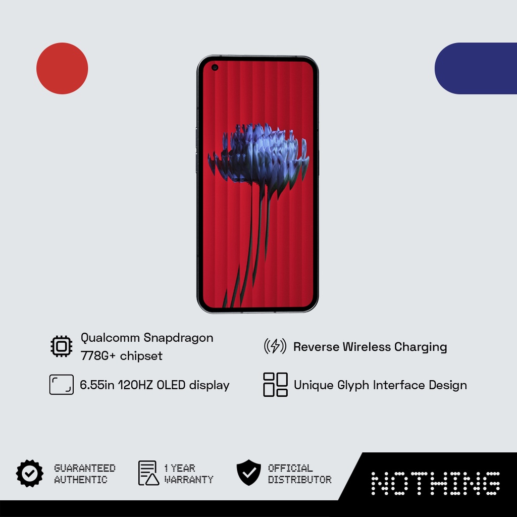 Nothing phone (1) 8GB + 256GB Version A063 - Black | Shopee Philippines