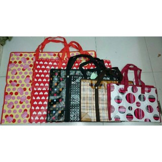 Sako Bag/Zipper Bag Random Designs and Different Sizes | Shopee Philippines