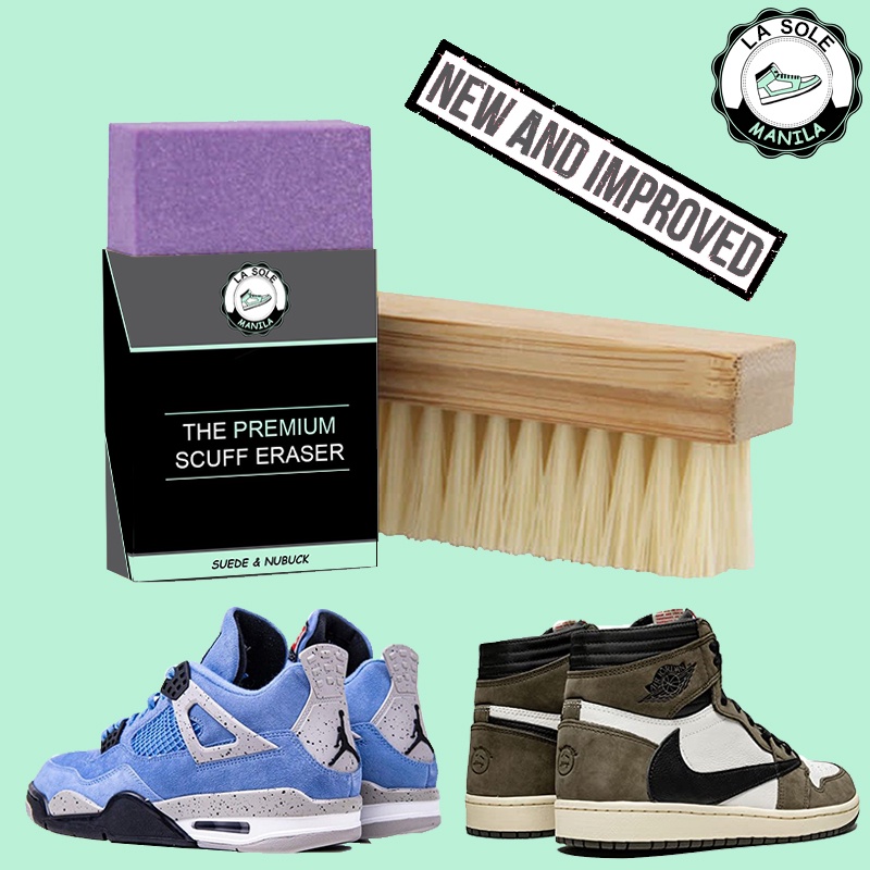 Suede and Nubuck Scuff Eraser (with free cleaning brush) | Shopee ...
