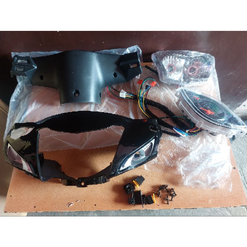 Headlight wave100R set package ( disc brake & drum brake ) | Shopee ...