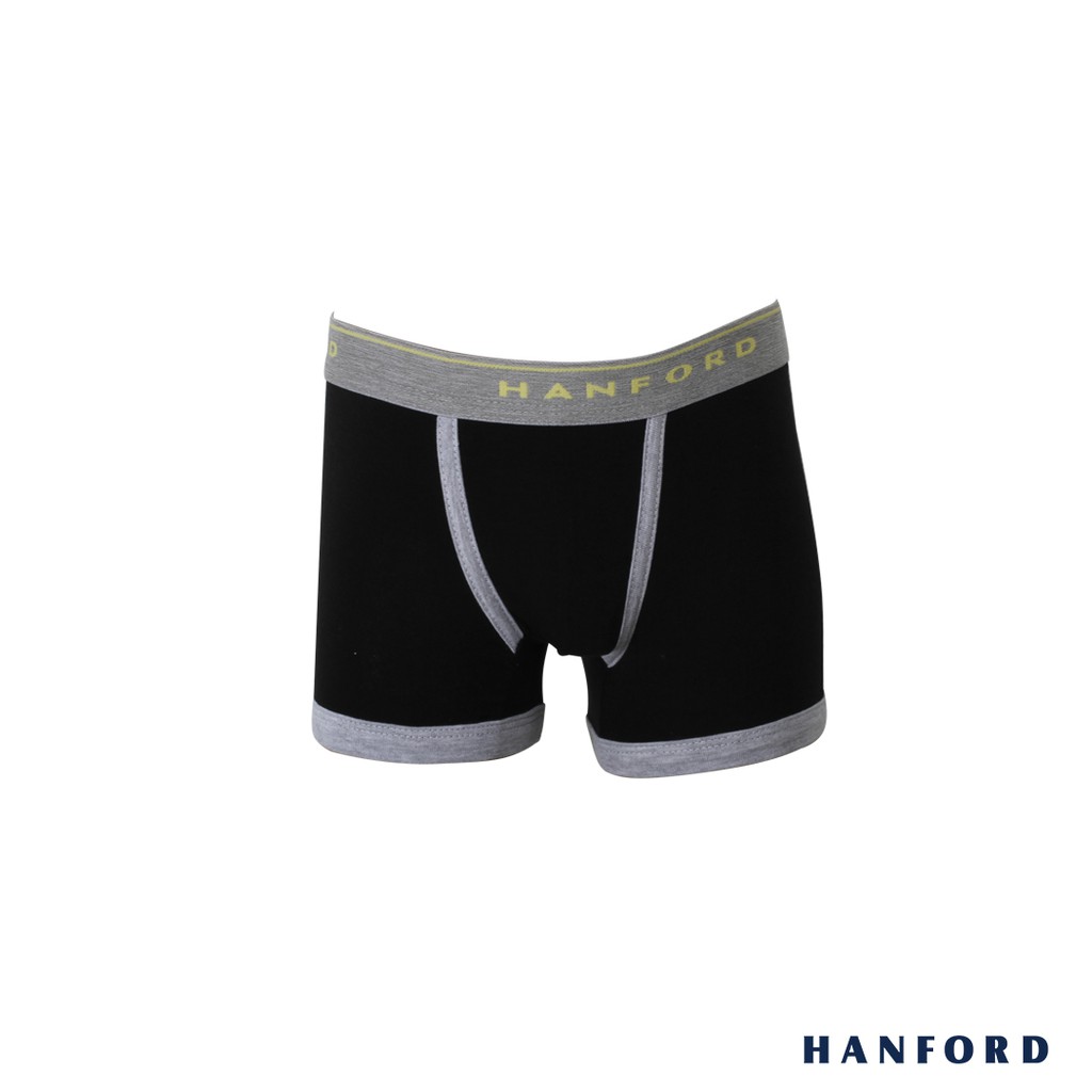 Hanford Kids/Teens Cotton w/ Spandex Boxer Briefs - Slate (Single Pack ...