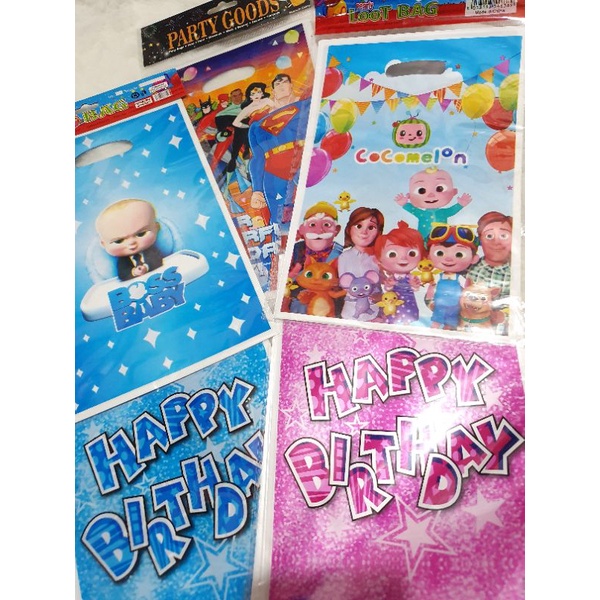 Cocomelon Loot Bags Boss baby Superman 10 Pcs. per pack | Shopee ...
