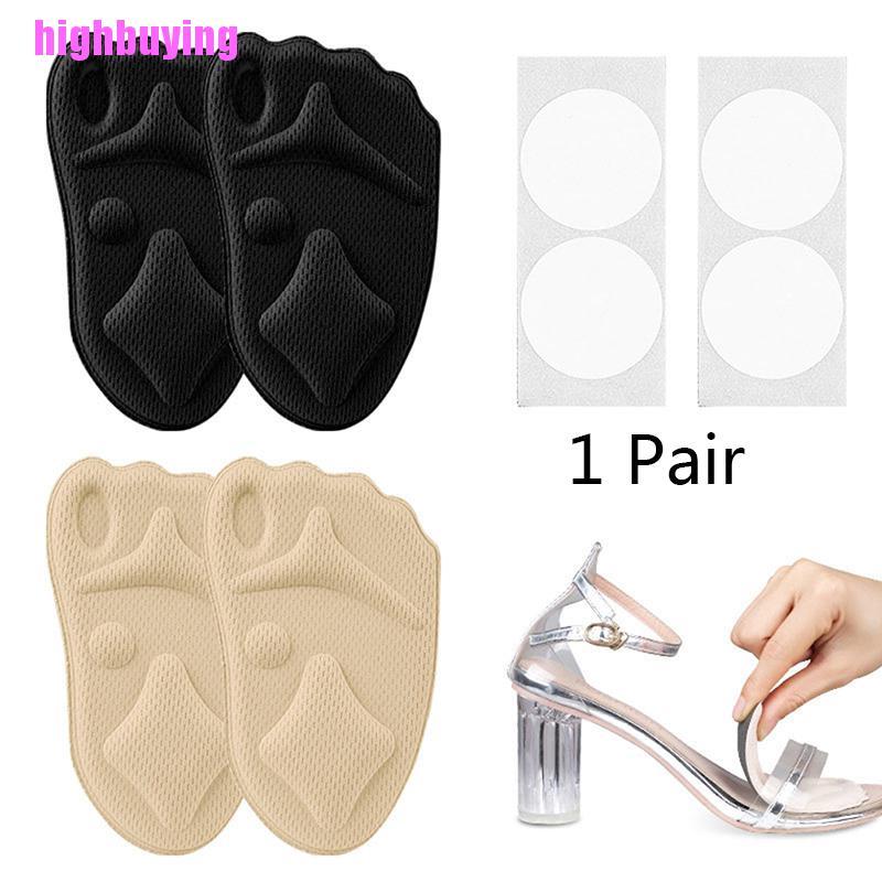 HBPH Sponge High Heel Foot Cushions Forefoot Anti-Slip Insole Pad ...