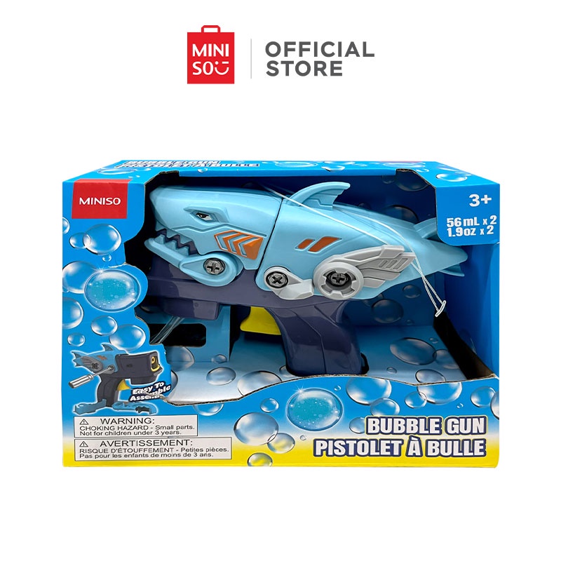 MINISO 3D Figure Inertial Bubble Gun Shark | Shopee Philippines