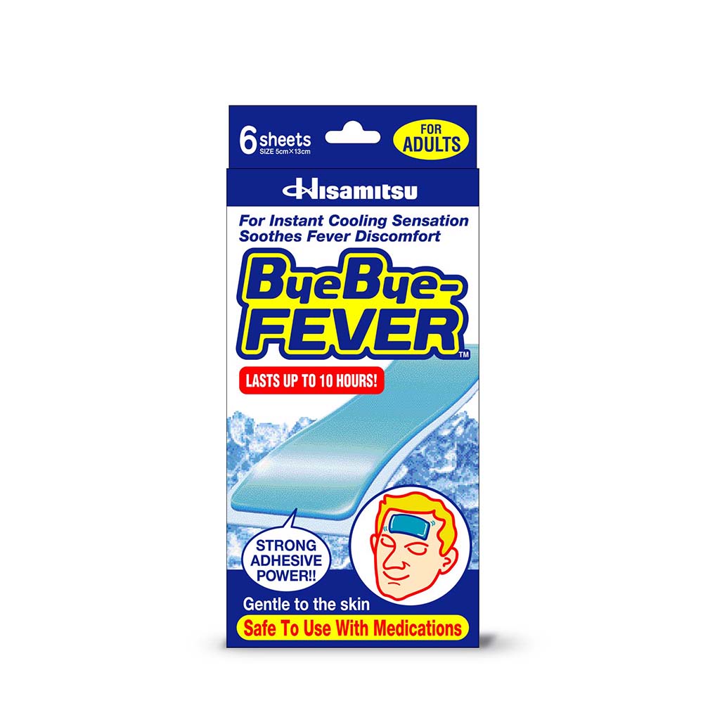 ByeBye-FEVER for Adult (6 sheets) | Shopee Philippines