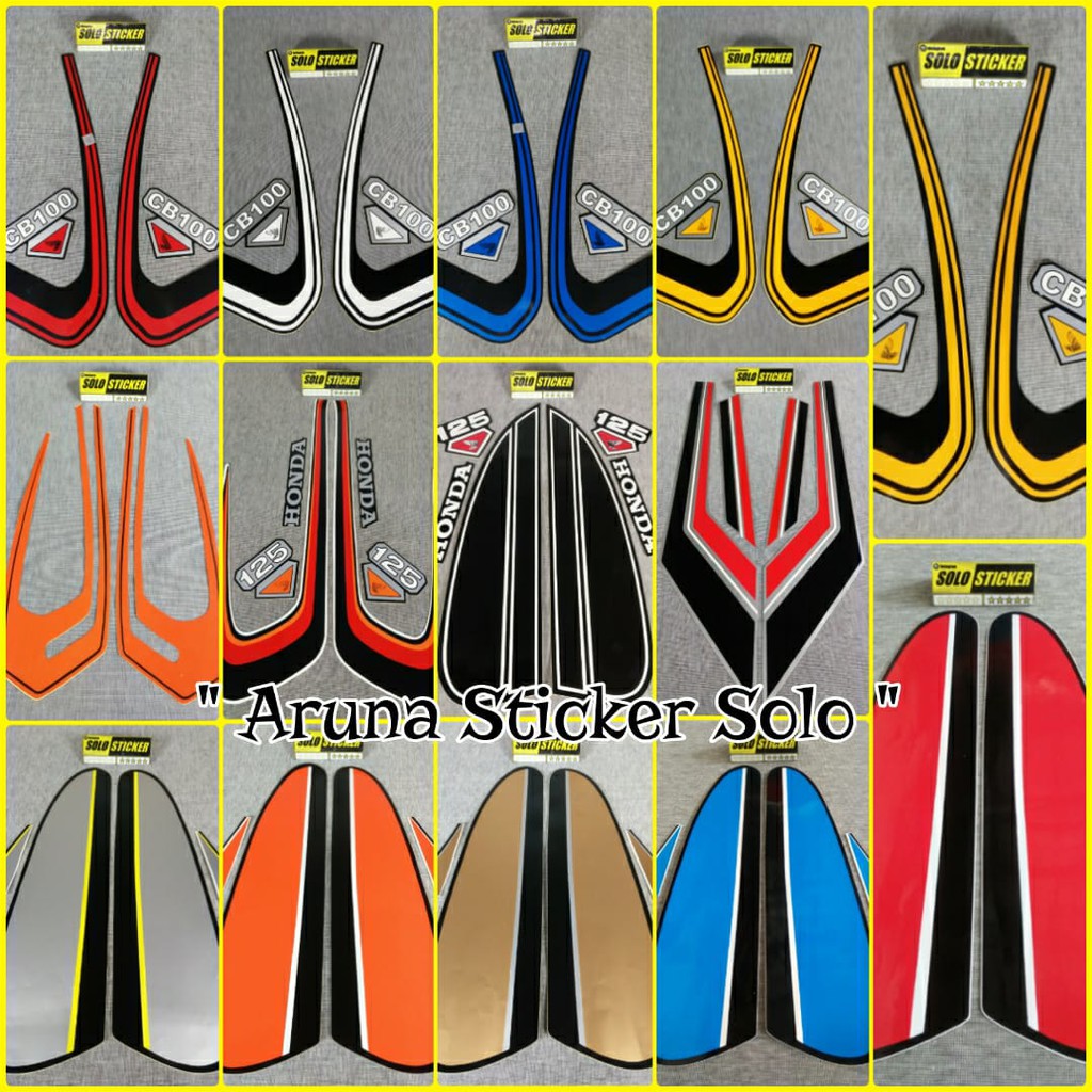 Cb 100 1978 CB 125 S 1975 CB K2 Striping Sticker For Honda CB K5 ...