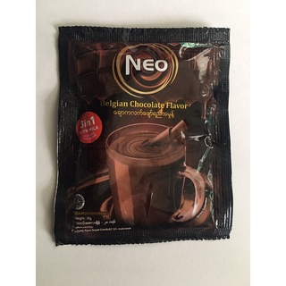 Neo Belgian Chocolate flavor 3in1 with milk cocoa powder milk 28gx10s ...
