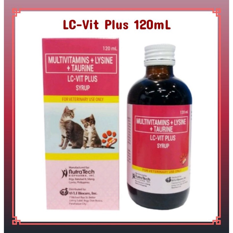 LC-Vit Plus For Cats & Kittens 120mL & 60mL | Shopee Philippines