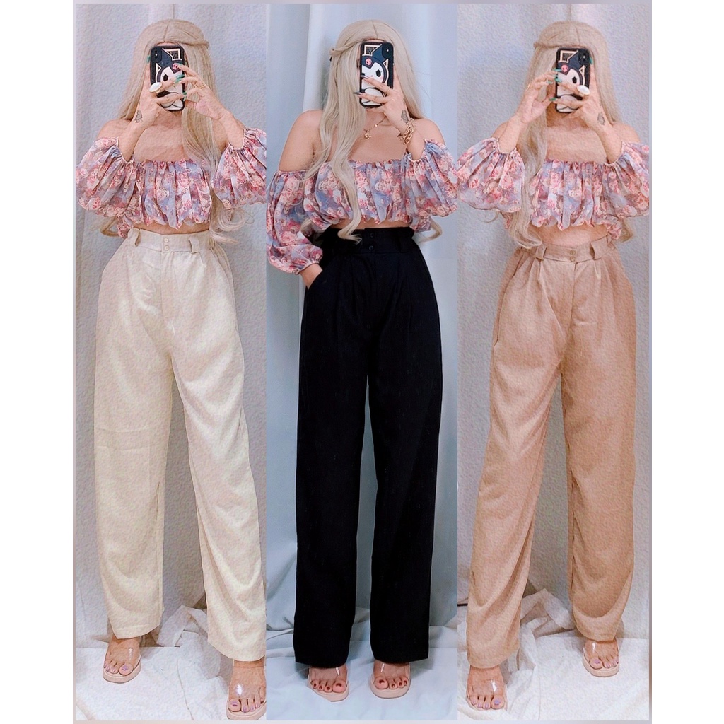 D&C - Vintage Trouser Pants (garterized back) - free size - small to ...