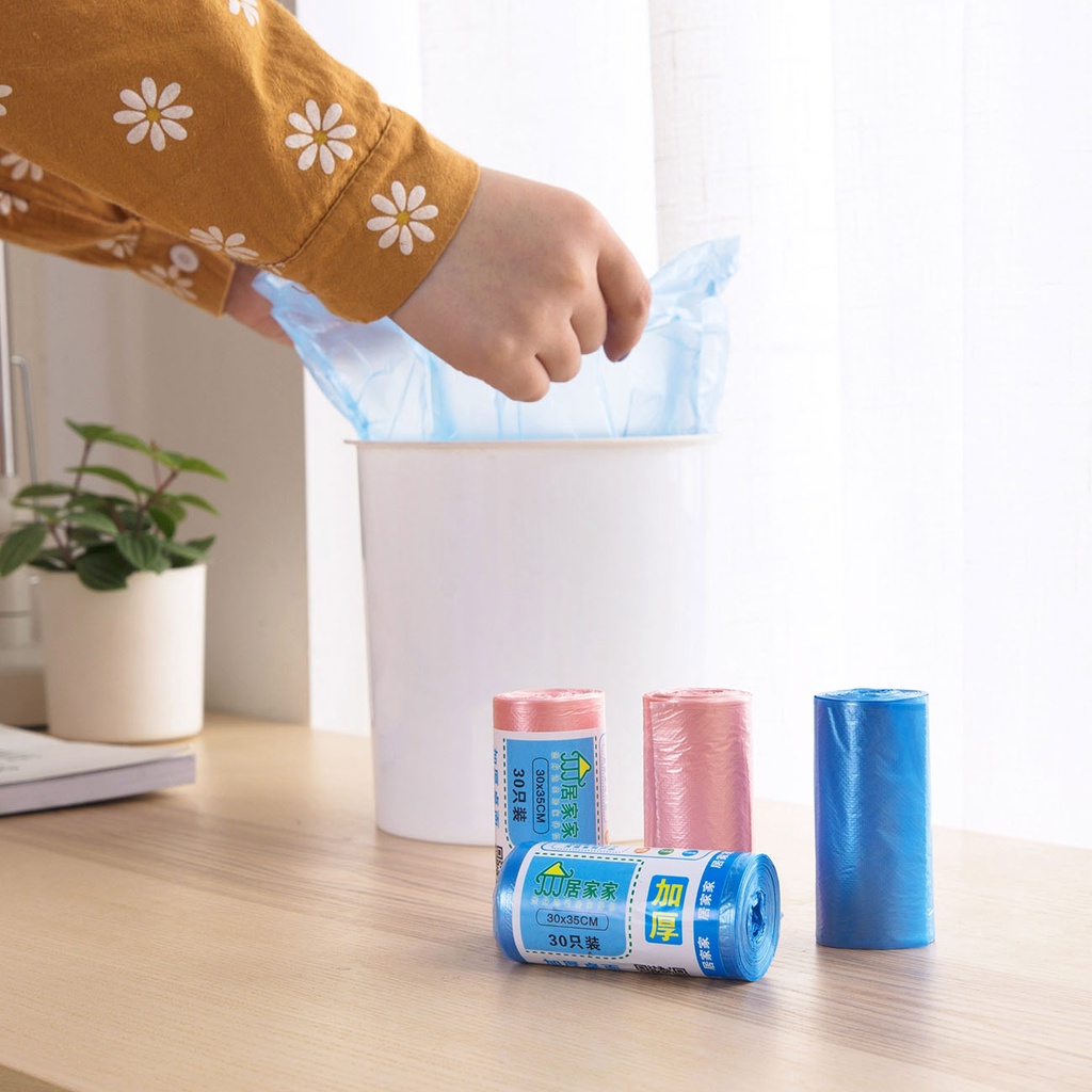 30 Pcs One-Off Mini Garbage Bags without Handle Using for Table Garbage ...